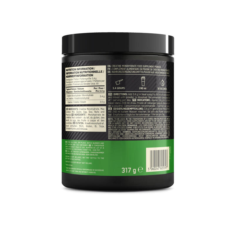 Créatine monohydrate - Micronised Creatine Powder - Saveur neutre ...