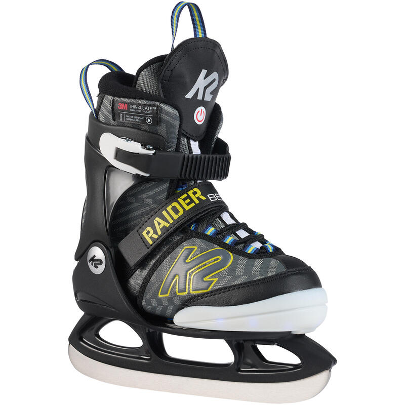 K2 Raider Beam Patin à glace enfant - Noir/Jaune - 35-40 K2 | Decathlon