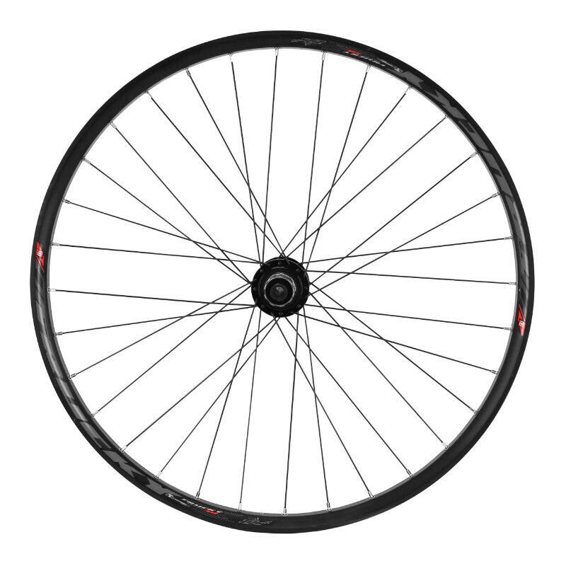 Roue arrière 6 trous moyeu roulement axe traversant jante 32 rayons ...