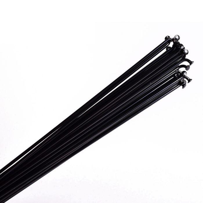 Rayons Alpina 14G 250 mm en acier inoxydable noir (P36) - Idéal pour ...