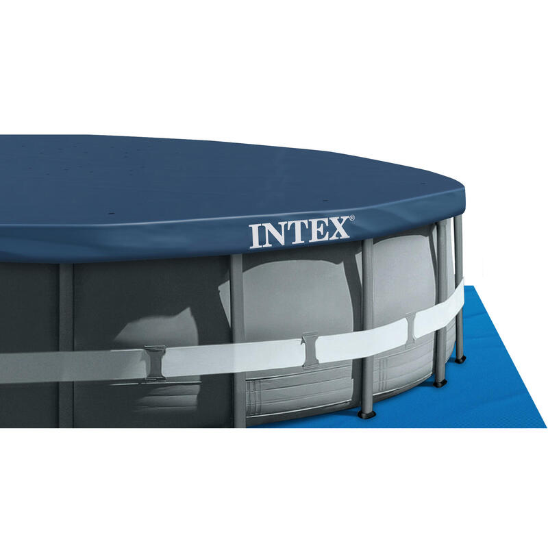 Piscine natation - Bassin Cadre gris adulte INTEX | Decathlon