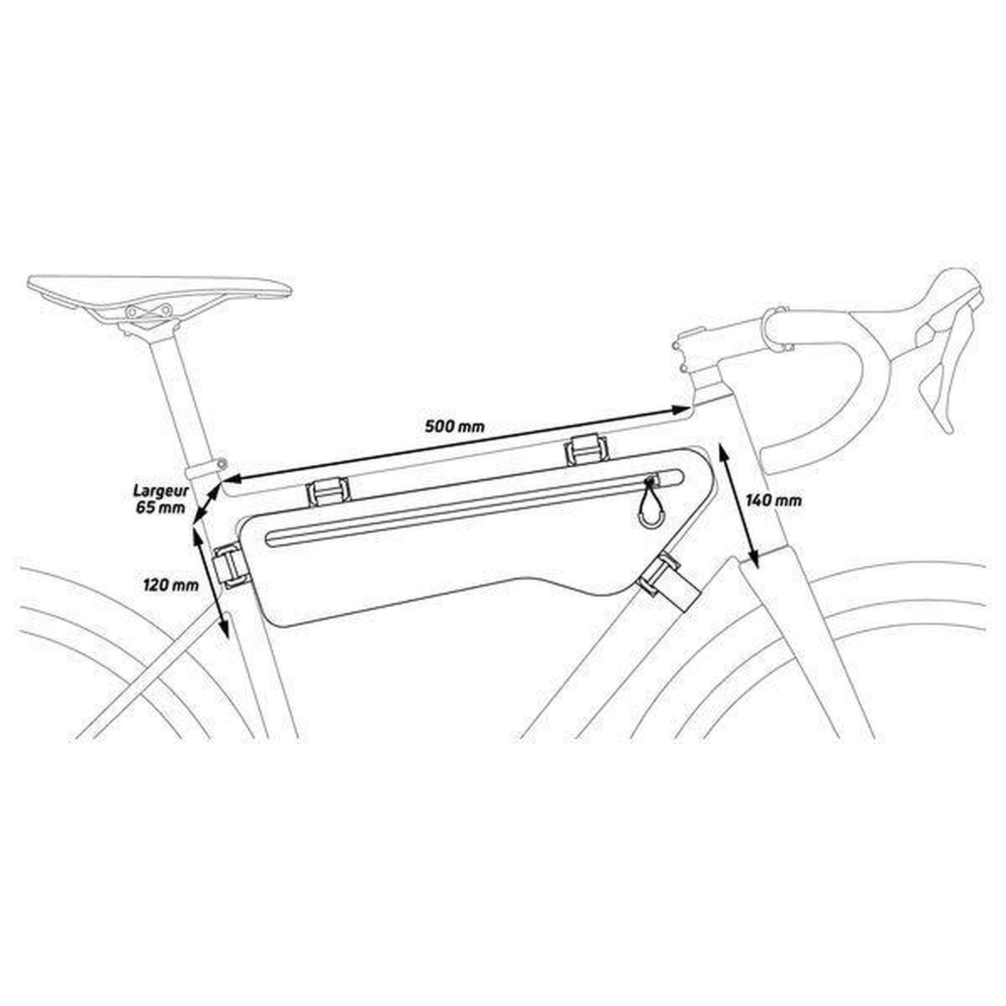 Sacoche de Cadre Zefal Z Adventure C4 Noir 4.2 L ZEFAL | Decathlon