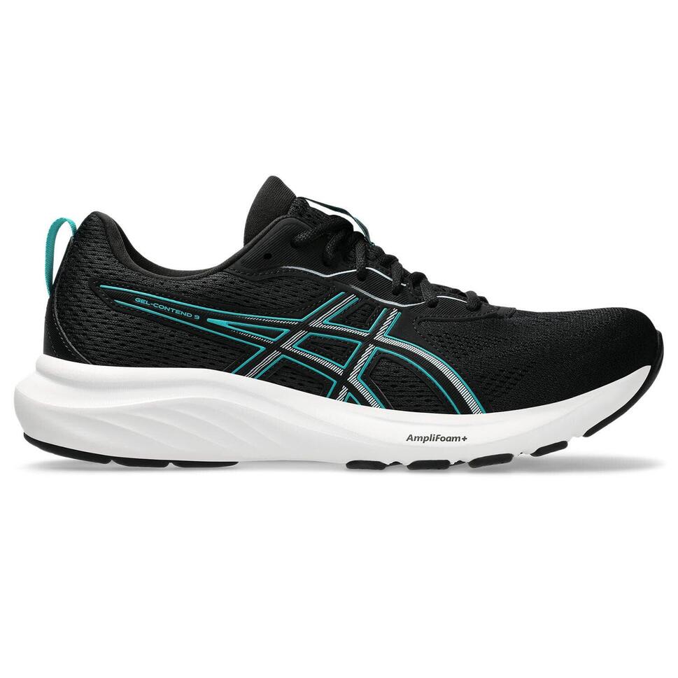 Chaussures De Running Homme - ASICS Gel Contend 9 - Black/Citron ASICS ...