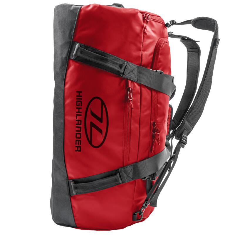 HIGHLANDER Reistas Hauler Duffel - 90 liter - Rood | Decathlon