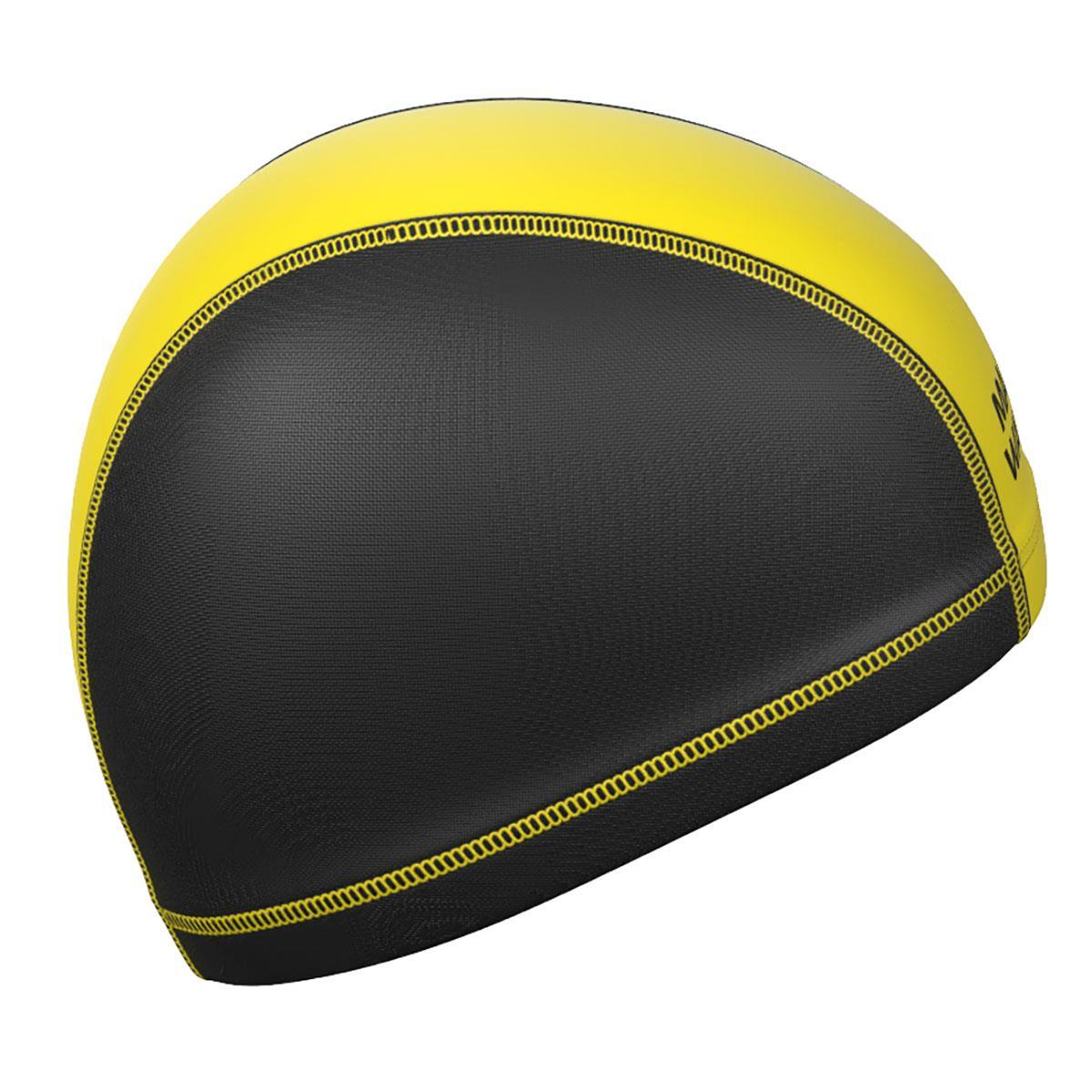 Mad Wave Lycra Duotone Swim Cap - Black / Yellow MAD WAVE | Decathlon