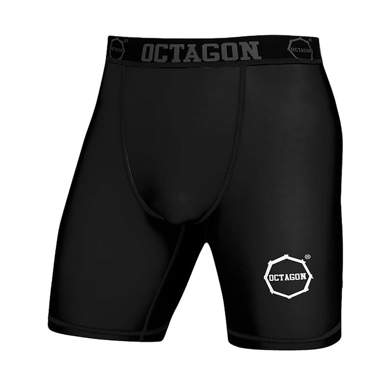 Short de compression pour homme avec logo octogonal OCTAGON | Decathlon