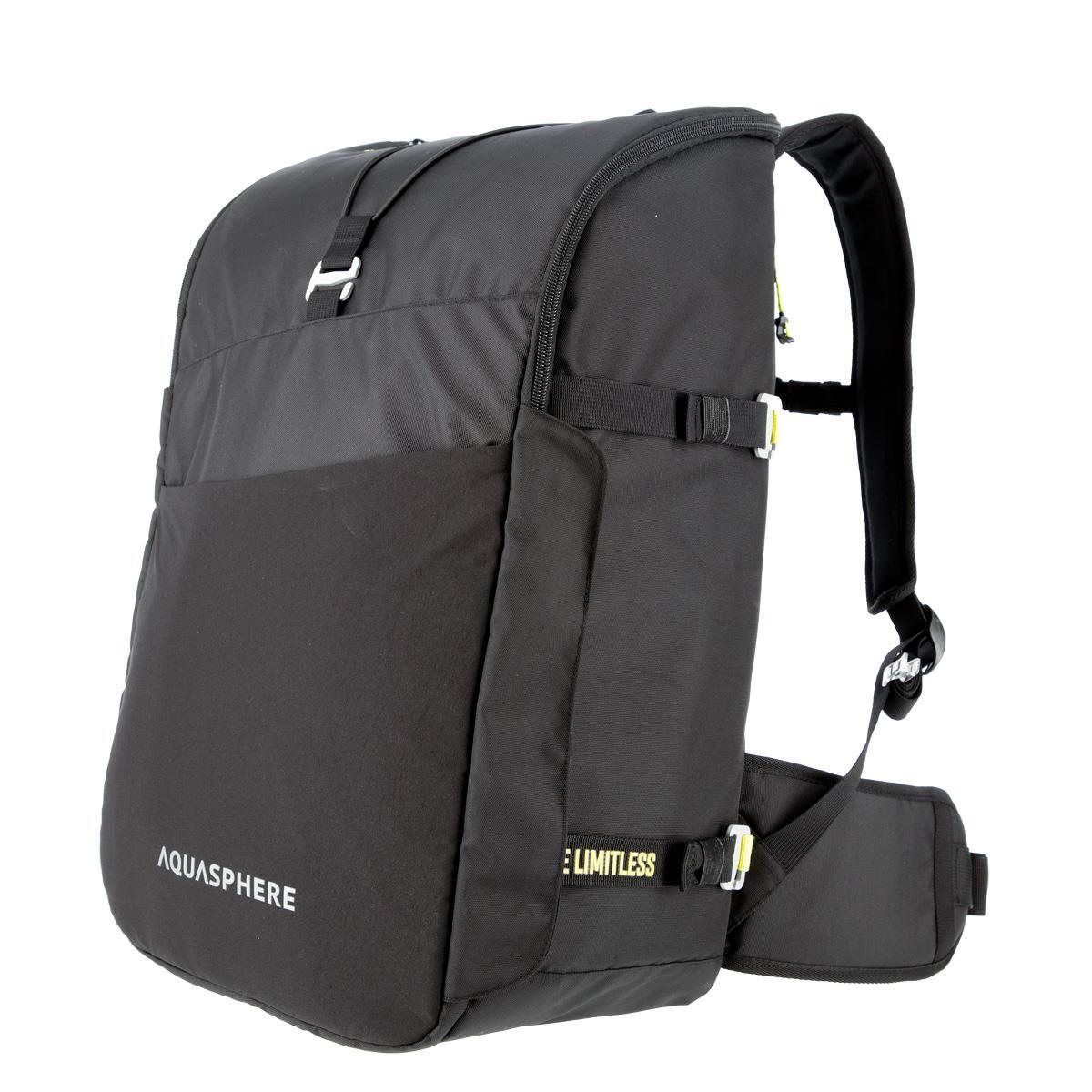 AQUA SPHERE TRANSITION BACKPACK 35L BLACK BRIGHT YELLOW AQUA SPHERE ...