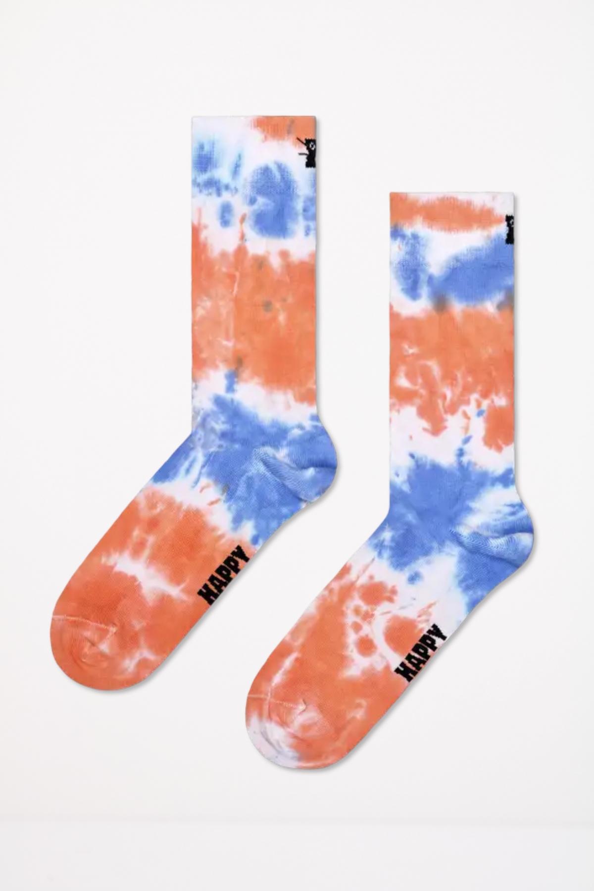 Chaussettes Happy Socks Modèle Tie-dye Couleur Multicolore | Decathlon