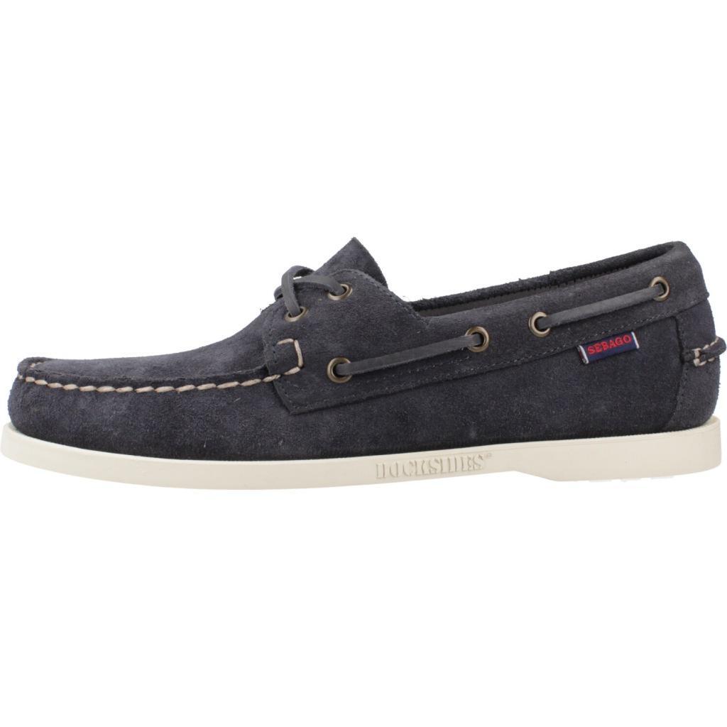 Baskets Sebago Modèle Docksides Portland Flesh Couleur Bleu | Decathlon
