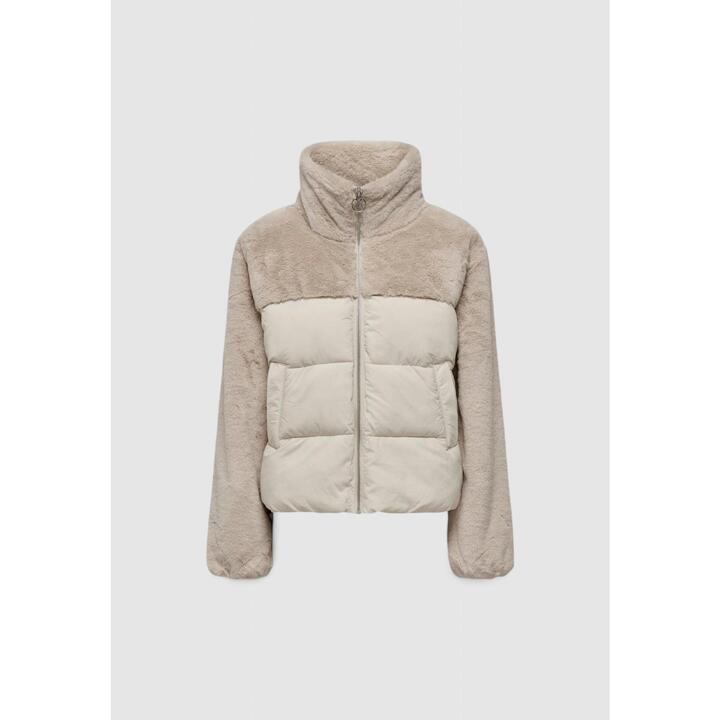 Kurtka puchowa Kobieta ONLY ONLWANJA FUR PUFFER MIX JACKET NOOS OT ONLY ...