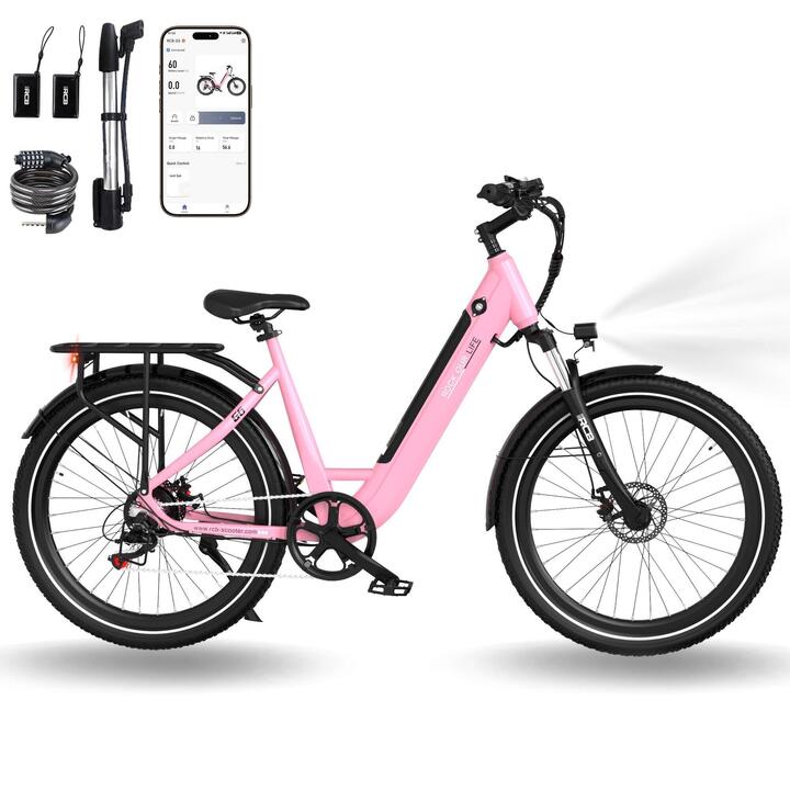 Rower elektryczny dla Dorosłych 27,5" E-Bike, APP&NFC, RCB-G6 RCB | Decathlon