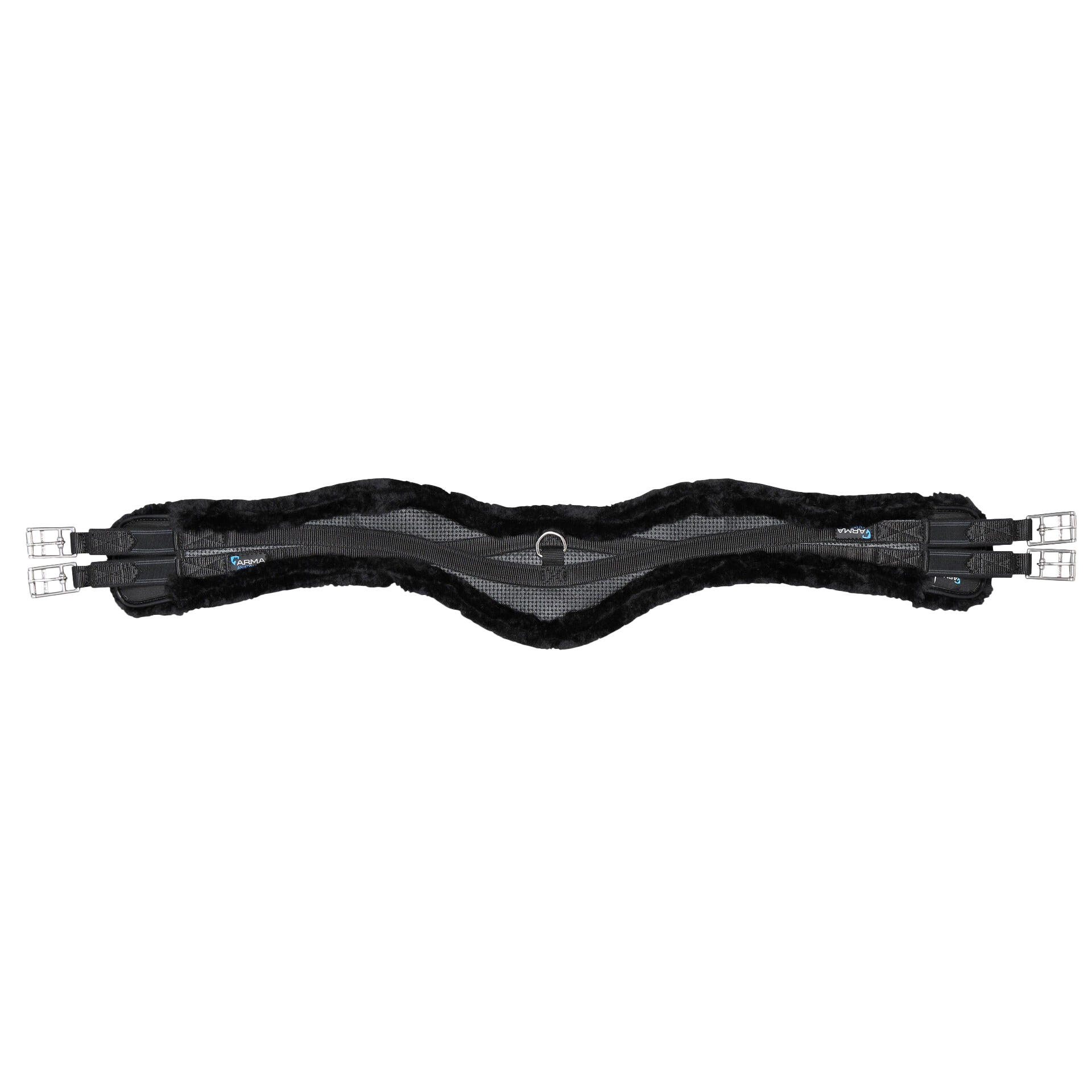 Anatomic SupaFleece Contour Horse Girth (Black) ARMA | Decathlon
