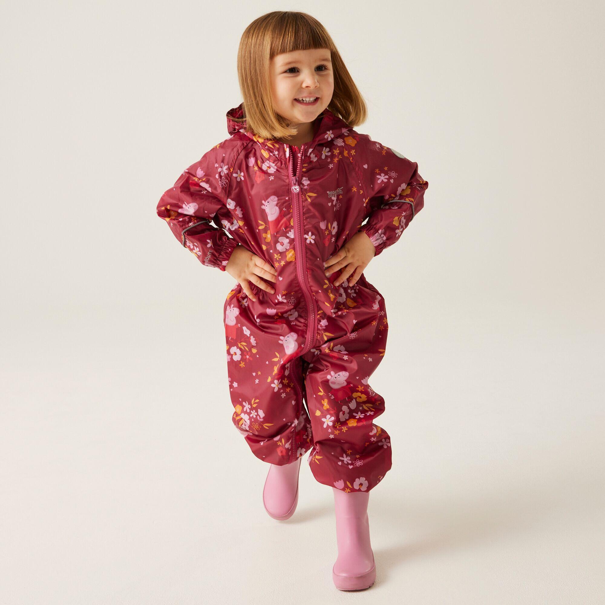 Kids Peppa Pig Pobble Waterproof Puddle Suit REGATTA | Decathlon