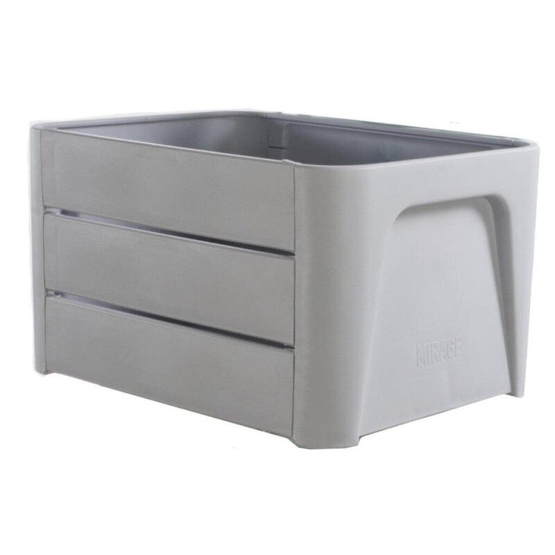 Basil mirage caisse click 'n crate gris 24l BASIL | Decathlon