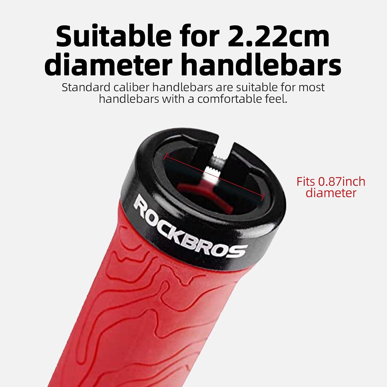 Rote ROCKBROS BIKE GRIP Fahrradgriffe ROCKBROS | Decathlon