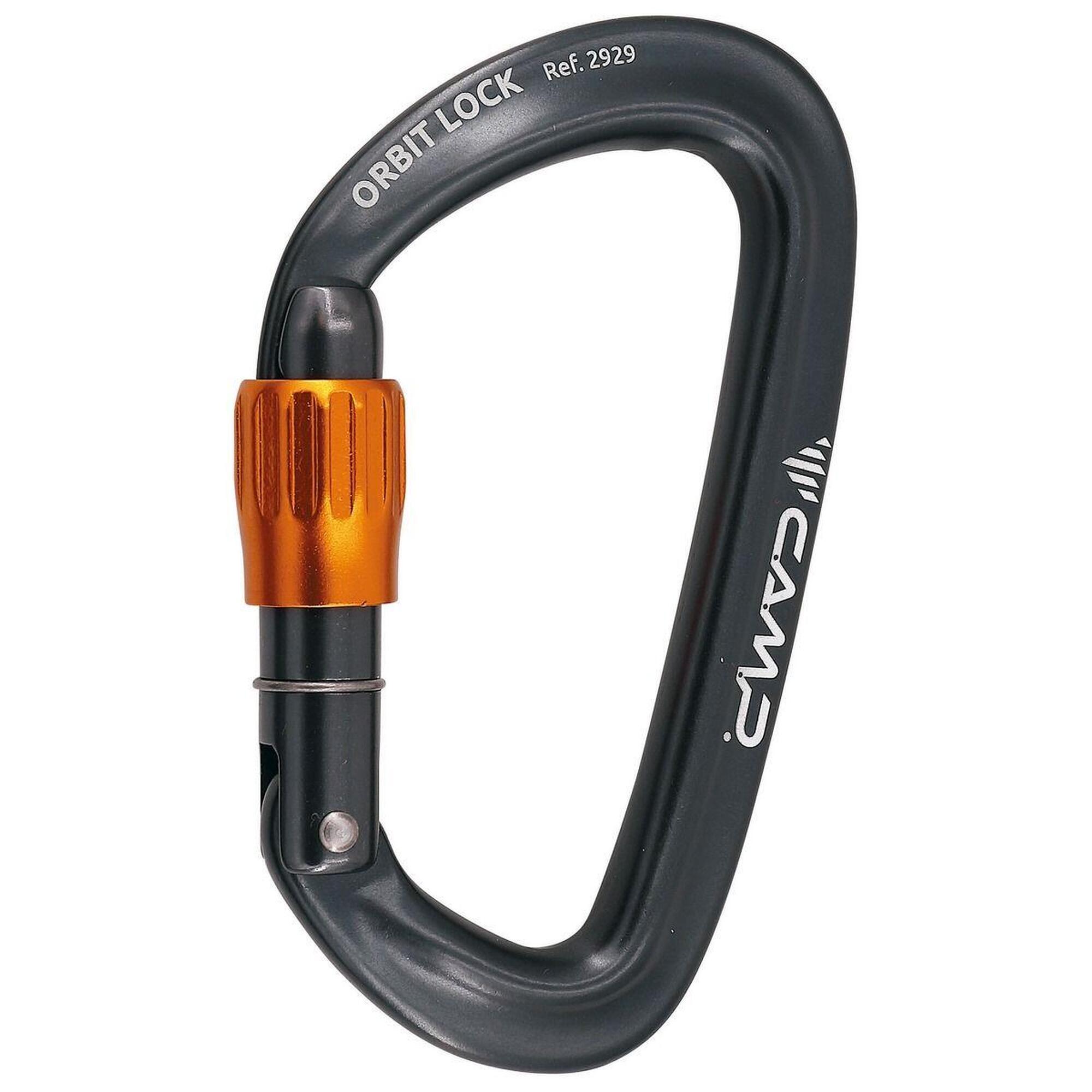 Lezecká šroubovací karabina Orbit Lock 3 pack CAMP - Decathlon