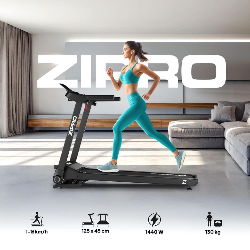 Bieżnia treningowa Zipro Ramble składana pod łóżko regulowane ...