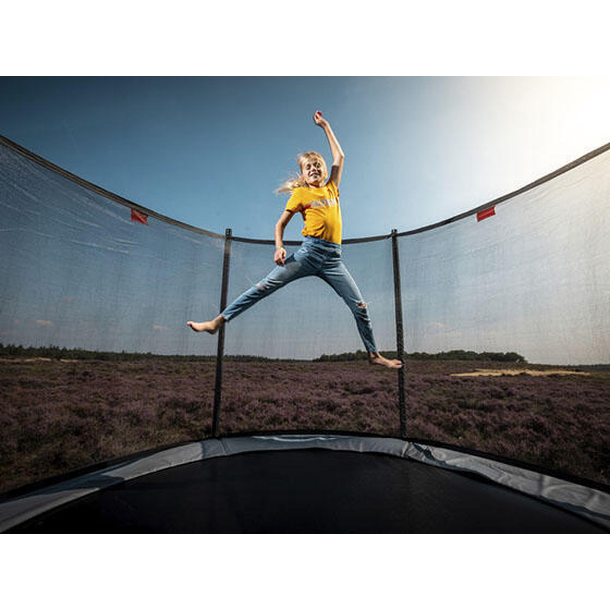 Trampoline+Filet de sécurité BERG Favorit Regular Ronde 330 Vert BERG ...