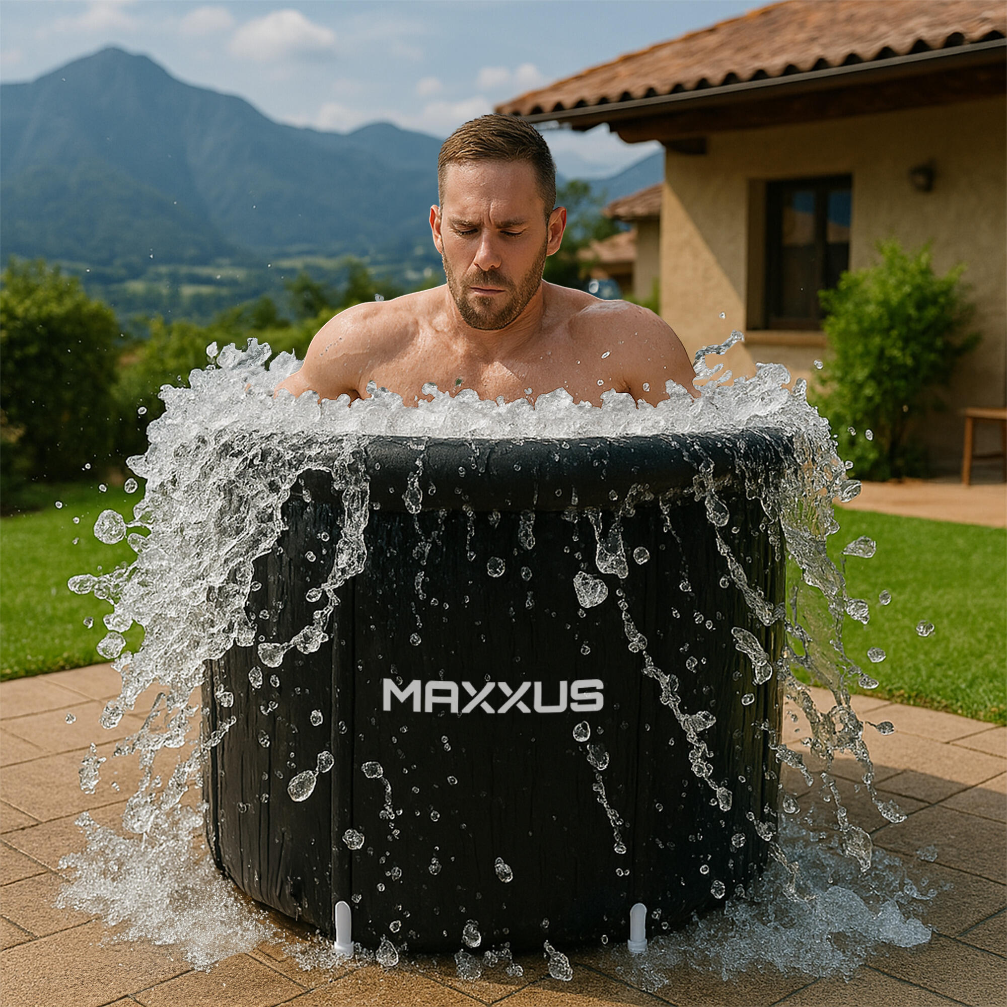 Eisbad - XL, 450L, Ice Bath, Eisfass, Eisbaden Tonne, Eistonne f r ...