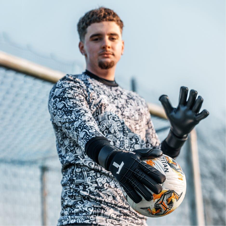 Luvas de guarda-redes de futebol Shadow BEAST 3.0 para adultos com ...