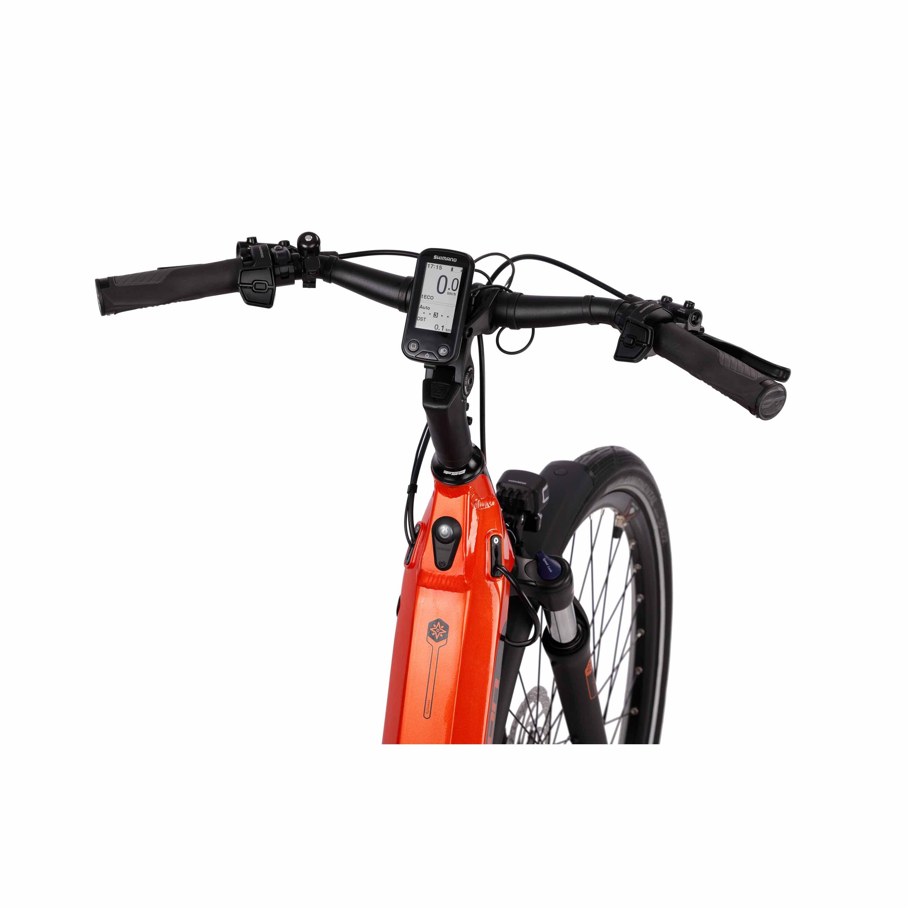 28" BICI ELETTRICA DA DONNA LS CITY E-TOURING 11.9 CITY BIKE SHIMANO STEPS E AIRTRACKS | Decathlon