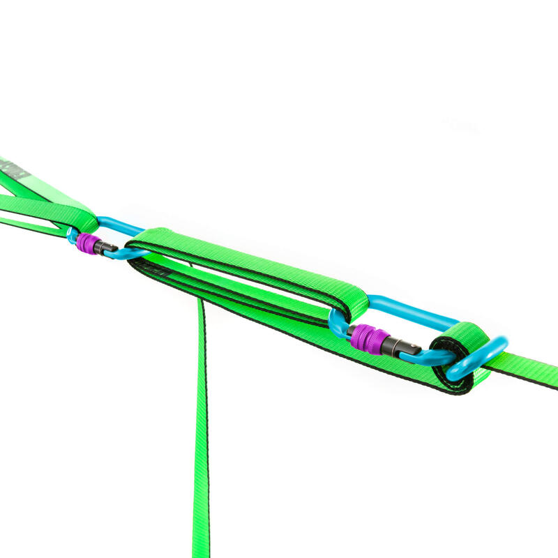 Longline slacklines kit primitive light 25 m SPIDER | Decathlon