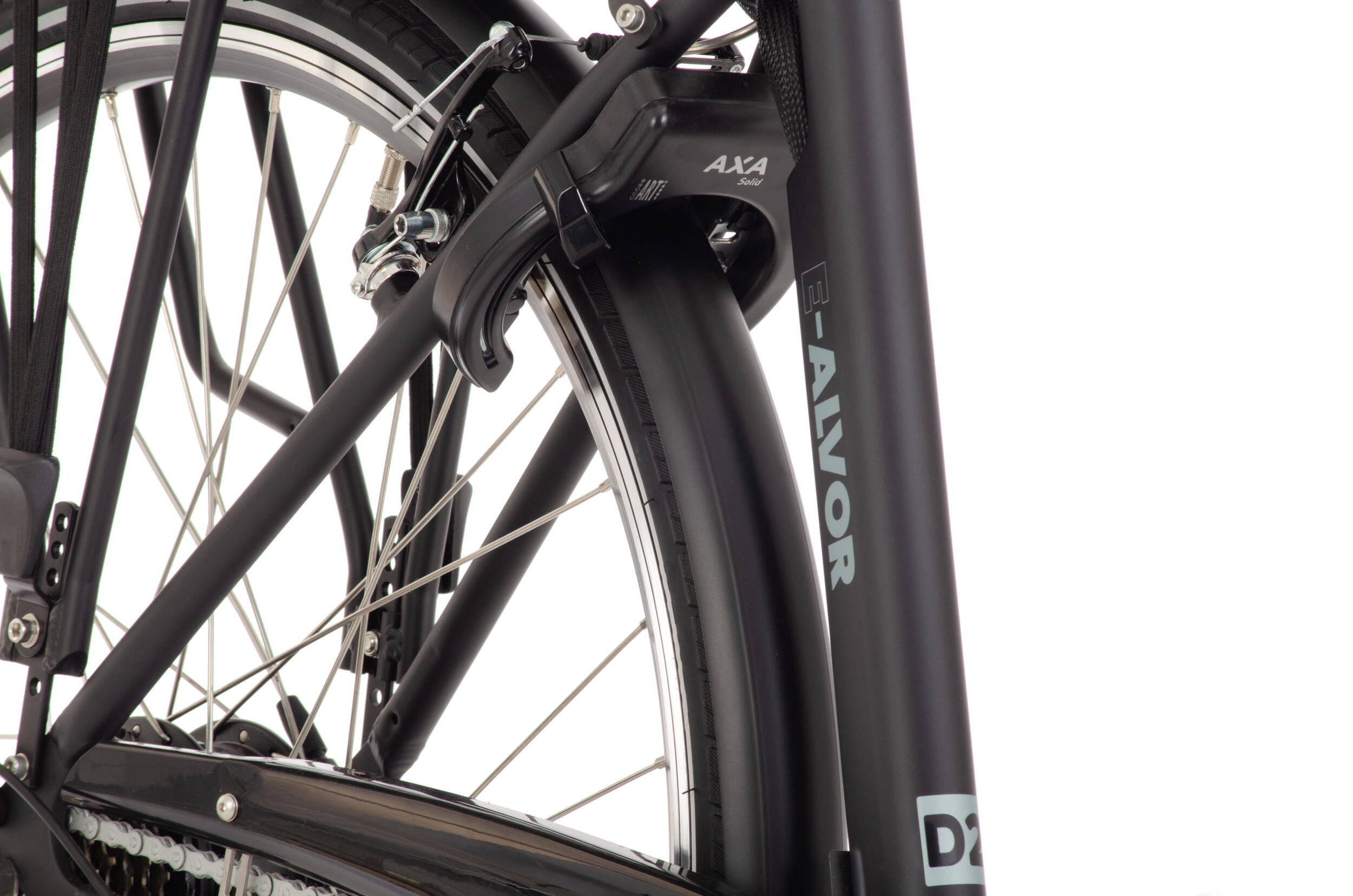 AMIGO Elektrische Stadsfiets E-Alvor D2 E-bike 53 cm Dames 7V V-Brakes Matzwart | Decathlon