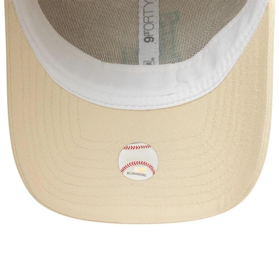 Bonnet New Era Modèle La Dodgers Team Outline Cream 9forty Adjustable ...