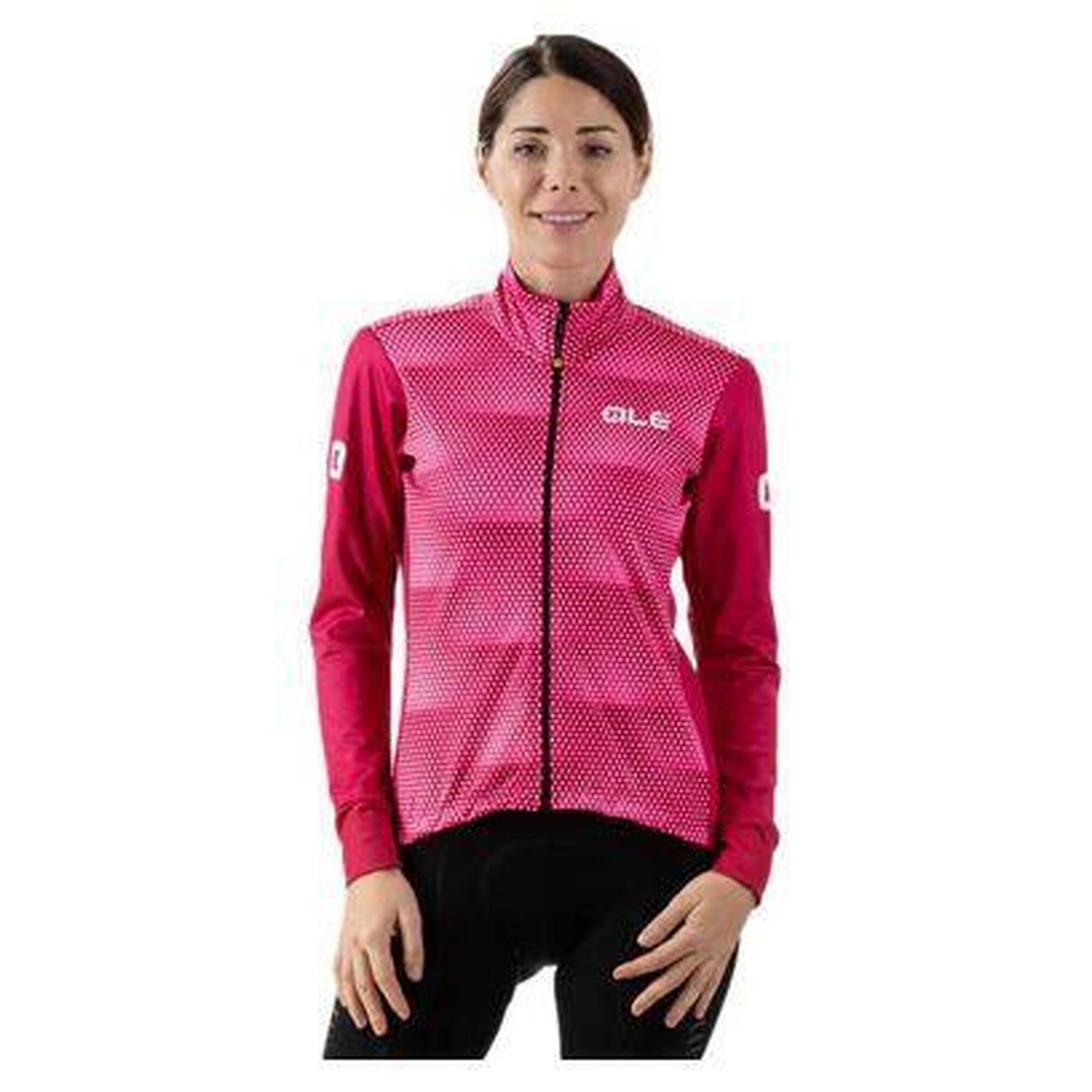 Veste Femme Alé Sharp manches longues – Rose Fluo, coupe-vent ALÉ ...
