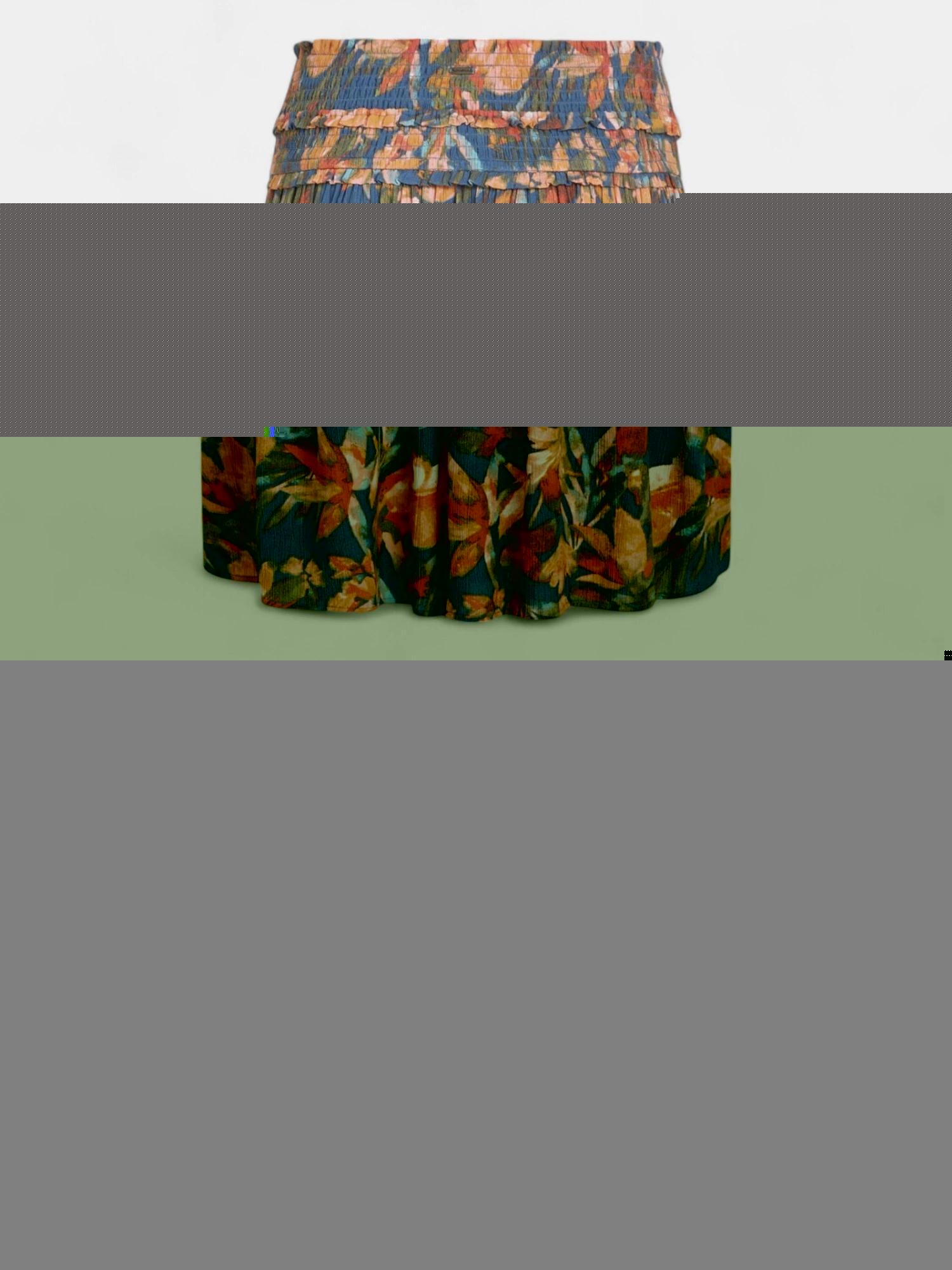 O'NEILL O'neill Rokken DEVYN MAXI SKIRT DAMES Blue Painted Tropics ...