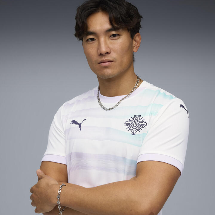 Island Team 2025 Auswärtstrikot Herren PUMA White New Navy Blue | PUMA ...