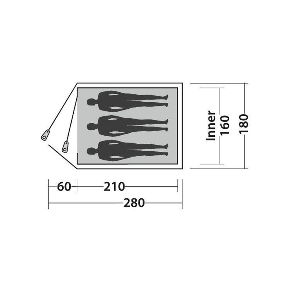 Easy Camp Meteor 300 Camping Tent | Decathlon