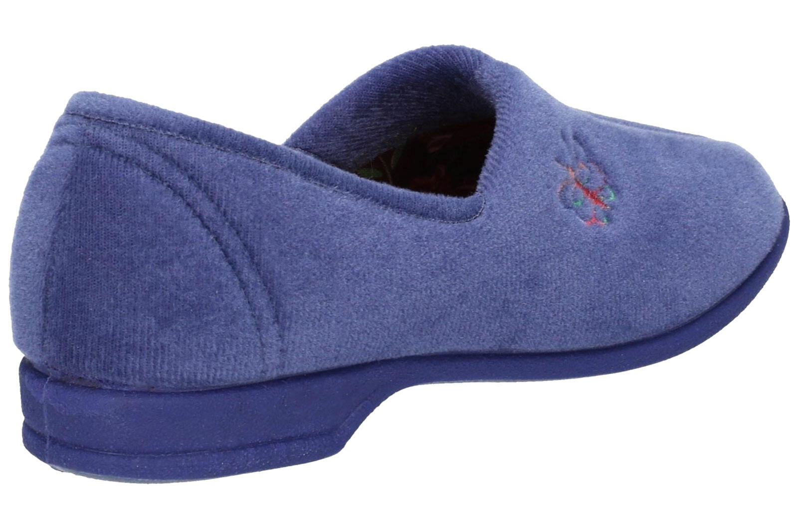 Mirak Bouquet Women's Slippers - Embroidered Butterfly, Fleece Velour ...