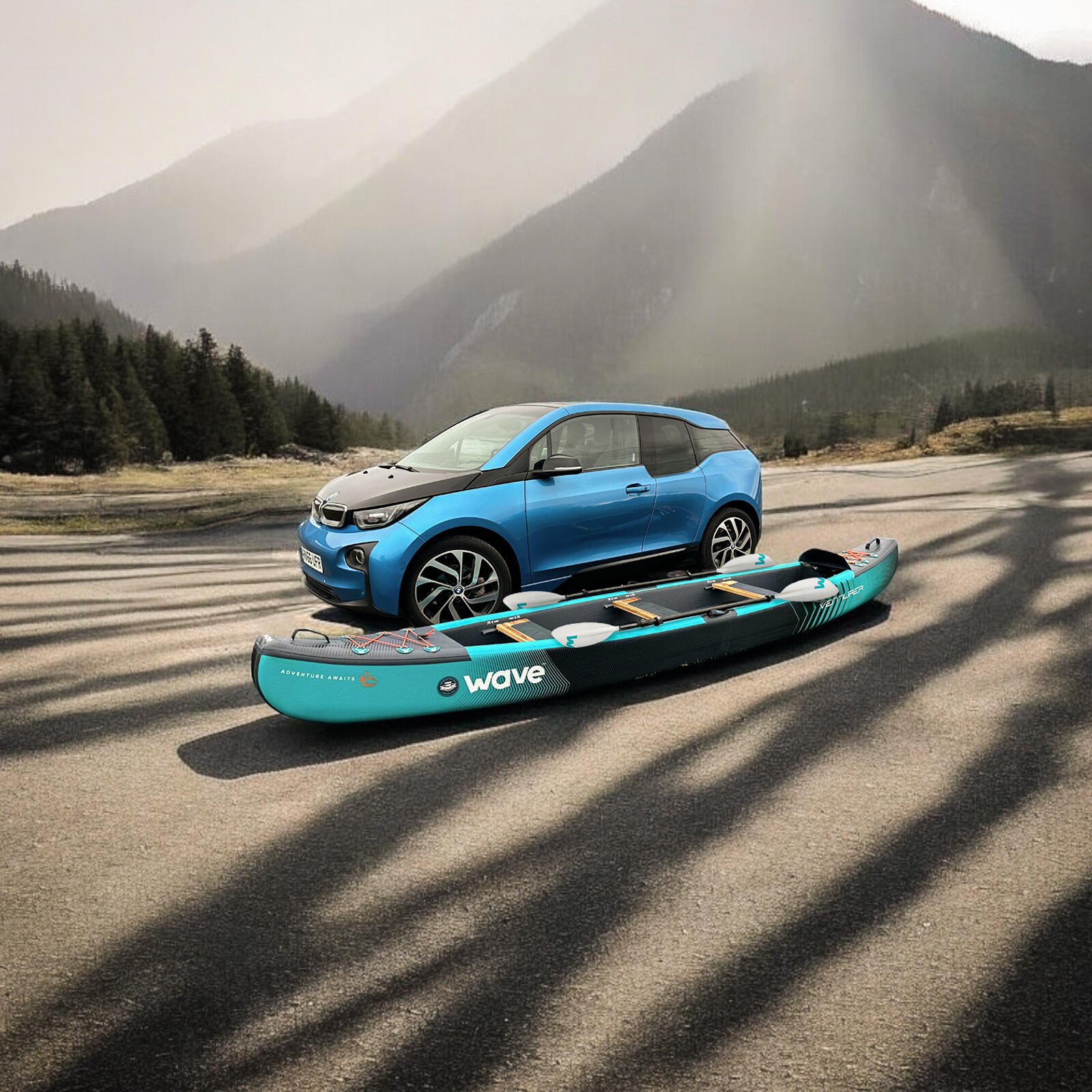 Venturer Inflatable Drop Stitch Canoe WAVE DIRECT | Decathlon