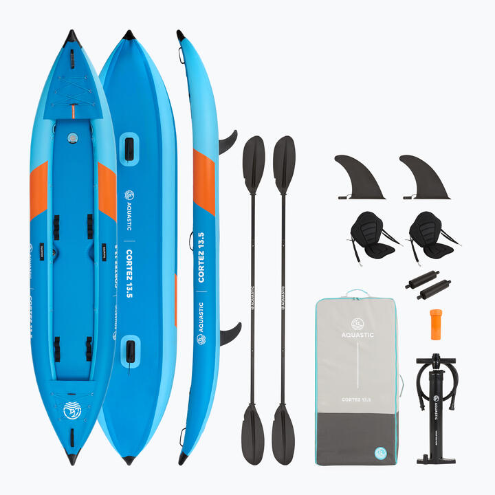 Kajak pompowany 2-osobowy AQUASTIC Cortez 13'5" AQUASTIC | Decathlon