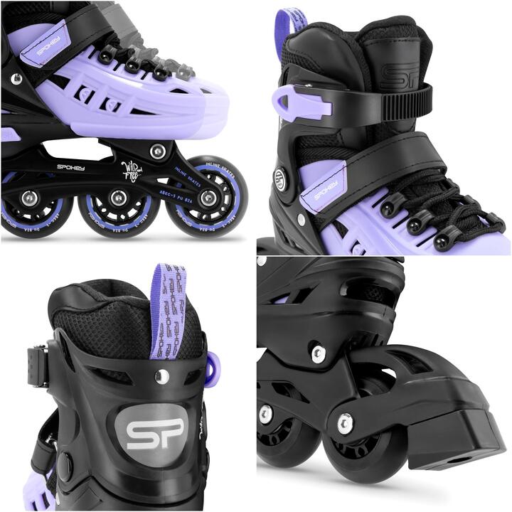 Łyżworolki regulowane 4w1 rolki łyżwy wrotki Spokey 4one SPOKEY | Decathlon