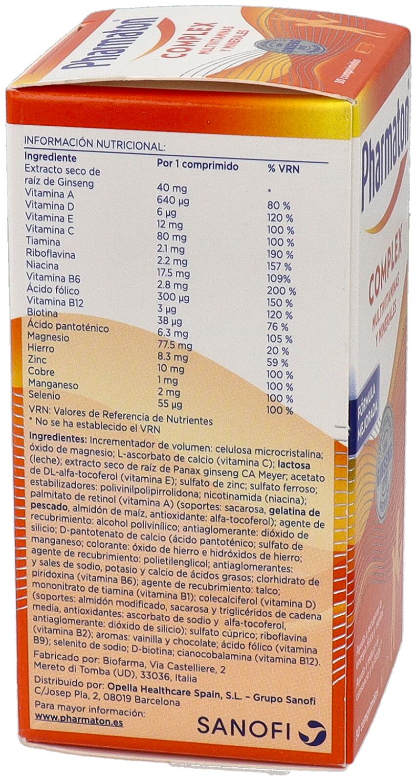 PHARMATON Complex 30 Comprimidos PHARMATON | Decathlon