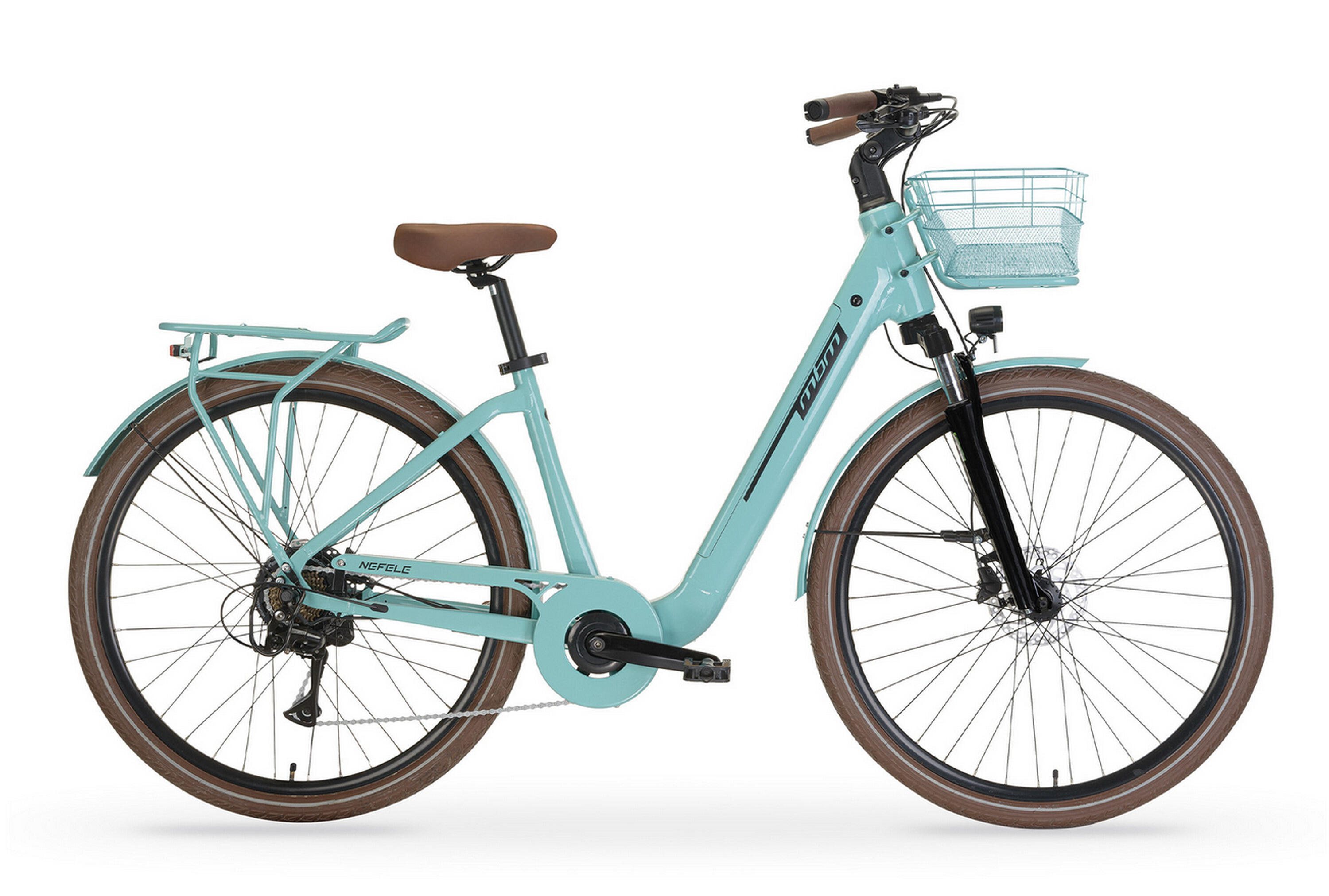 Elektro-Citybike NEFELE 28 Zoll, türkis | Decathlon