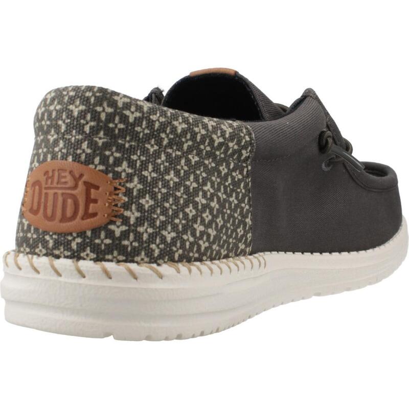 Baskets Hey Dude Modèle Wally Funk Block Print Couleur Gris PRO BRANDS ...