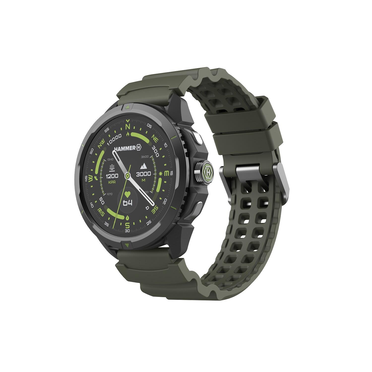 Sport Smartwatch Hammer Watch 2 Militaire Editie HAMMER | Decathlon