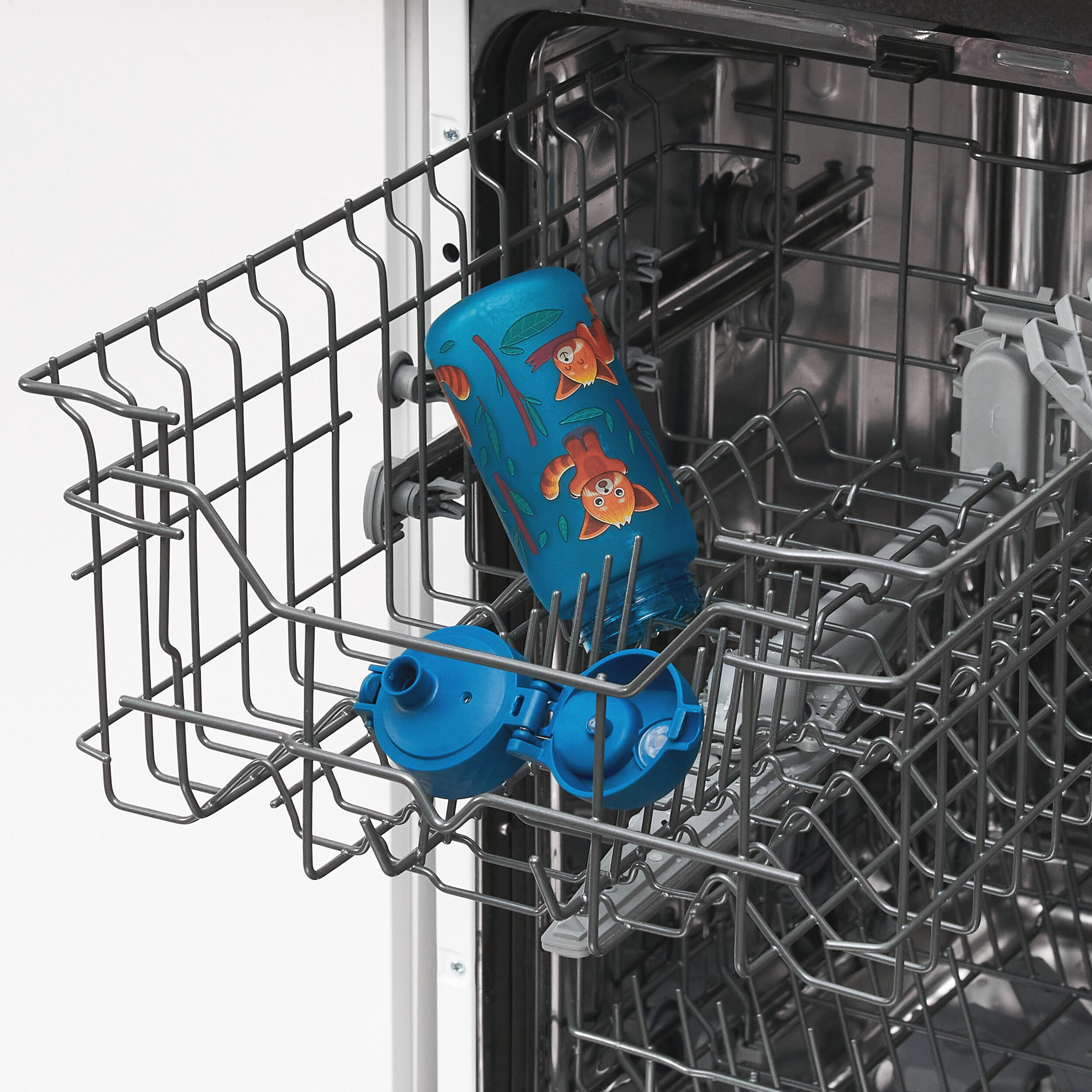 Leak Proof Kids Water Bottle, Recyclon™, Red Pandas, 350ml (12oz) | Decathlon