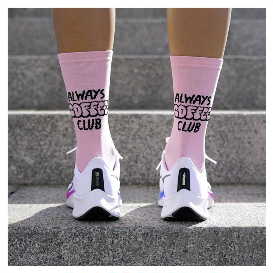 Chaussettes Unisexe - Pacific Coffee Club - Pink | Decathlon