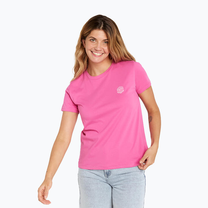 Rip Curl Re-Entry Crew Tee - Hot Pink RIP CURL | Decathlon