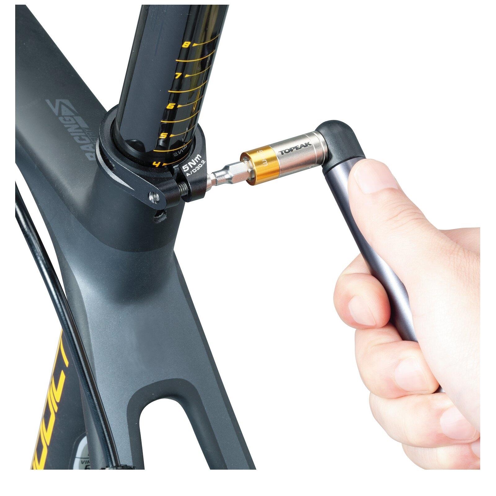 Topeak Bike Torqbar Nano 6Nm 5 Tool Bits Torque Wrench TOPEAK | Decathlon