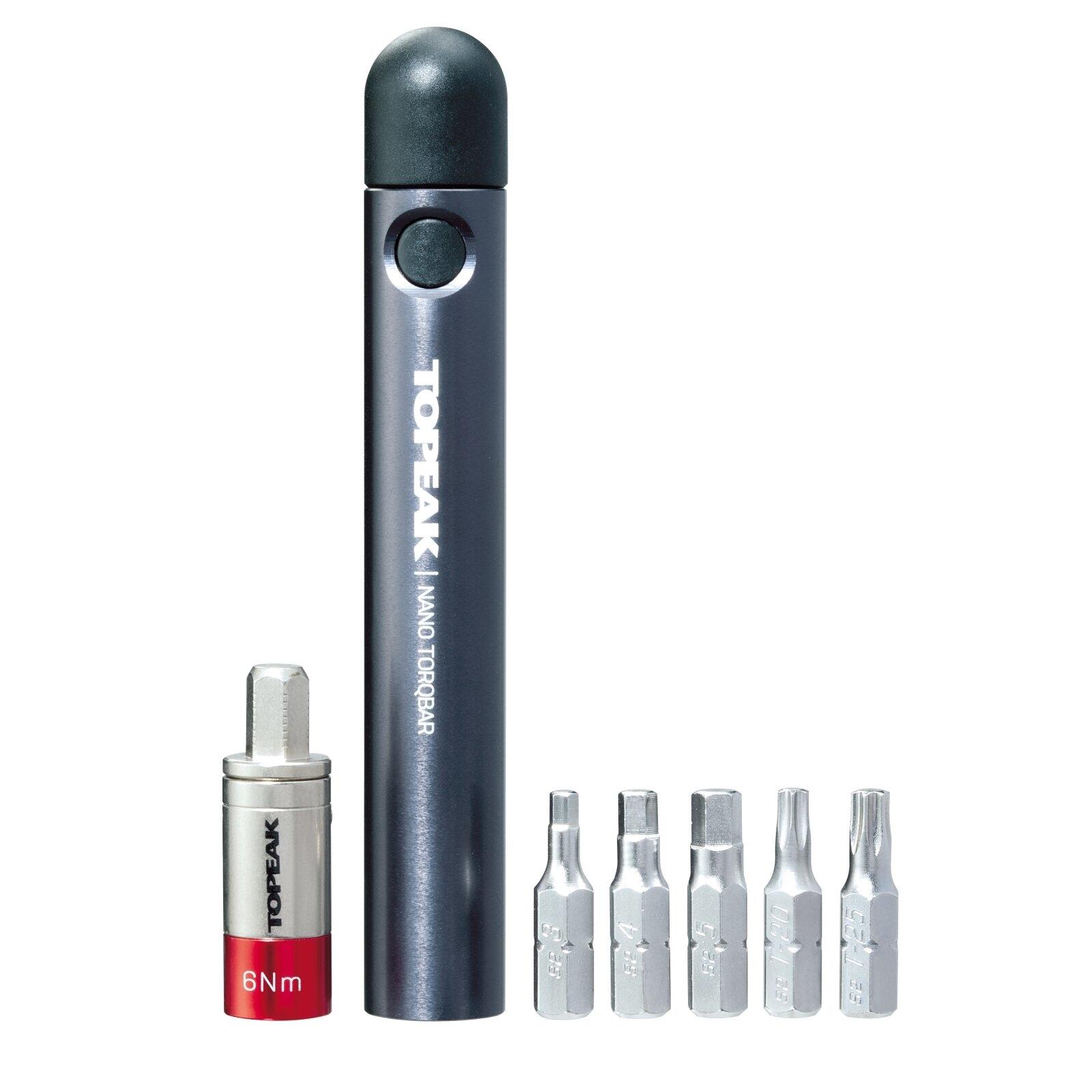Topeak Bike Torqbar Nano 6Nm 5 Tool Bits Torque Wrench TOPEAK | Decathlon