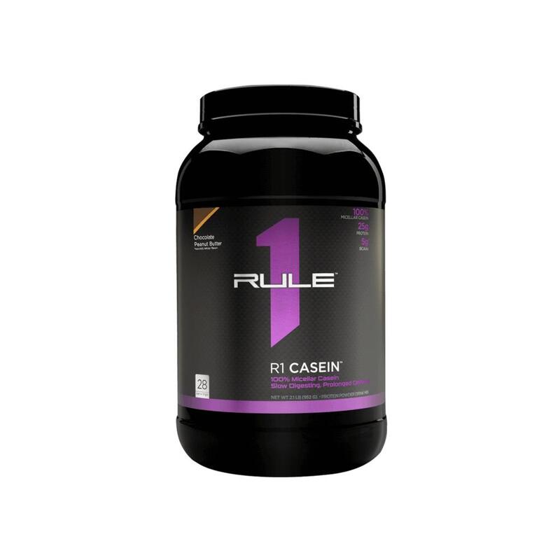 Rule1 R1 Casein Protein (4lbs) Chocolate Fudge - Protéines - Caséine ...