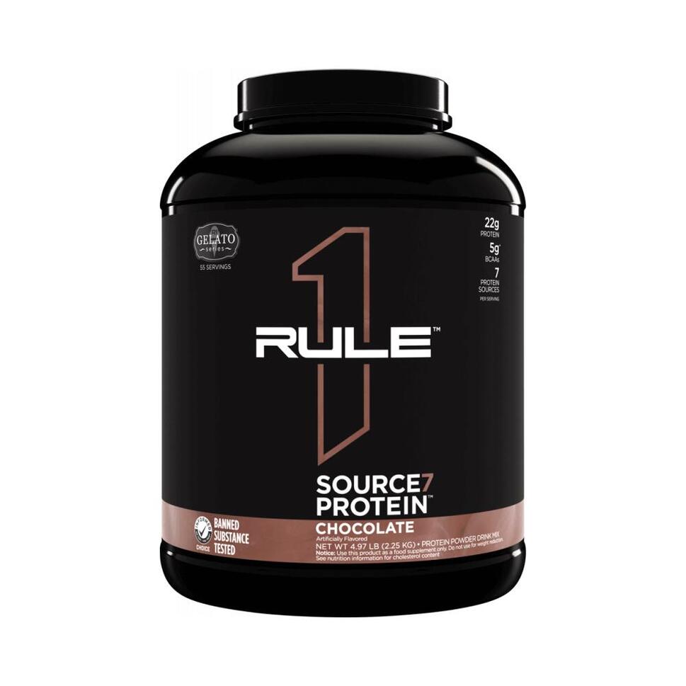 Rule1 R1 Source7 Gelato Protein (4lbs) Milk Chocolate - Proteine ...