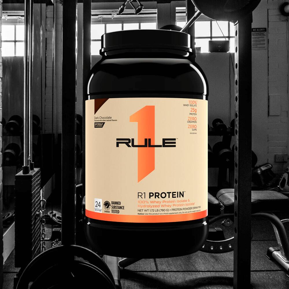 Rule1 R1 Protein Whey Isolate - Naturally Flavored (1,68lbs) Dark ...