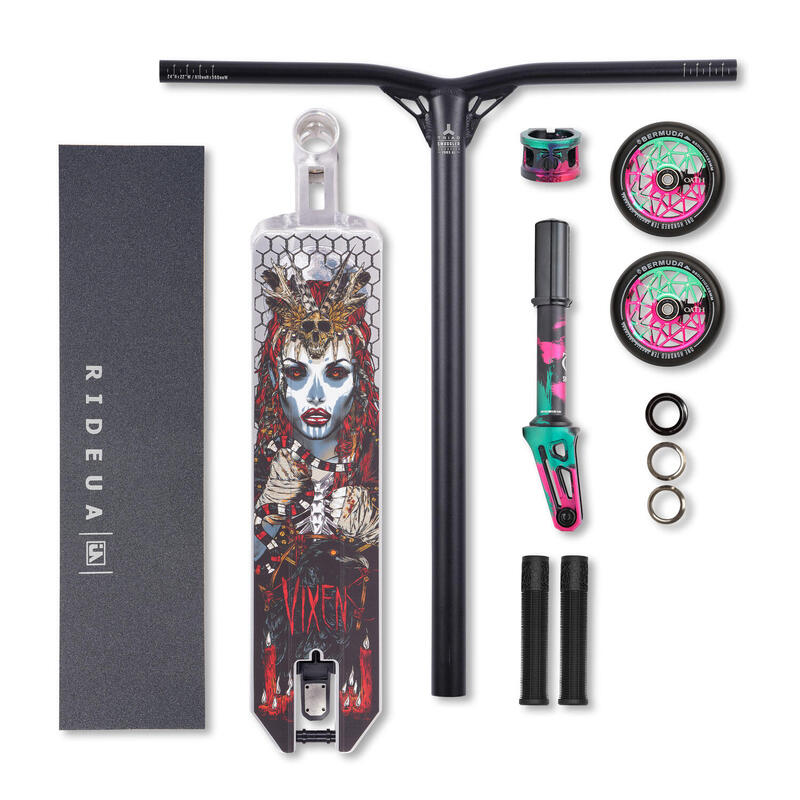 TRIAD - Trotinetă Freestyle Triad Park Custom #9 – Raw/Green/Pink ...
