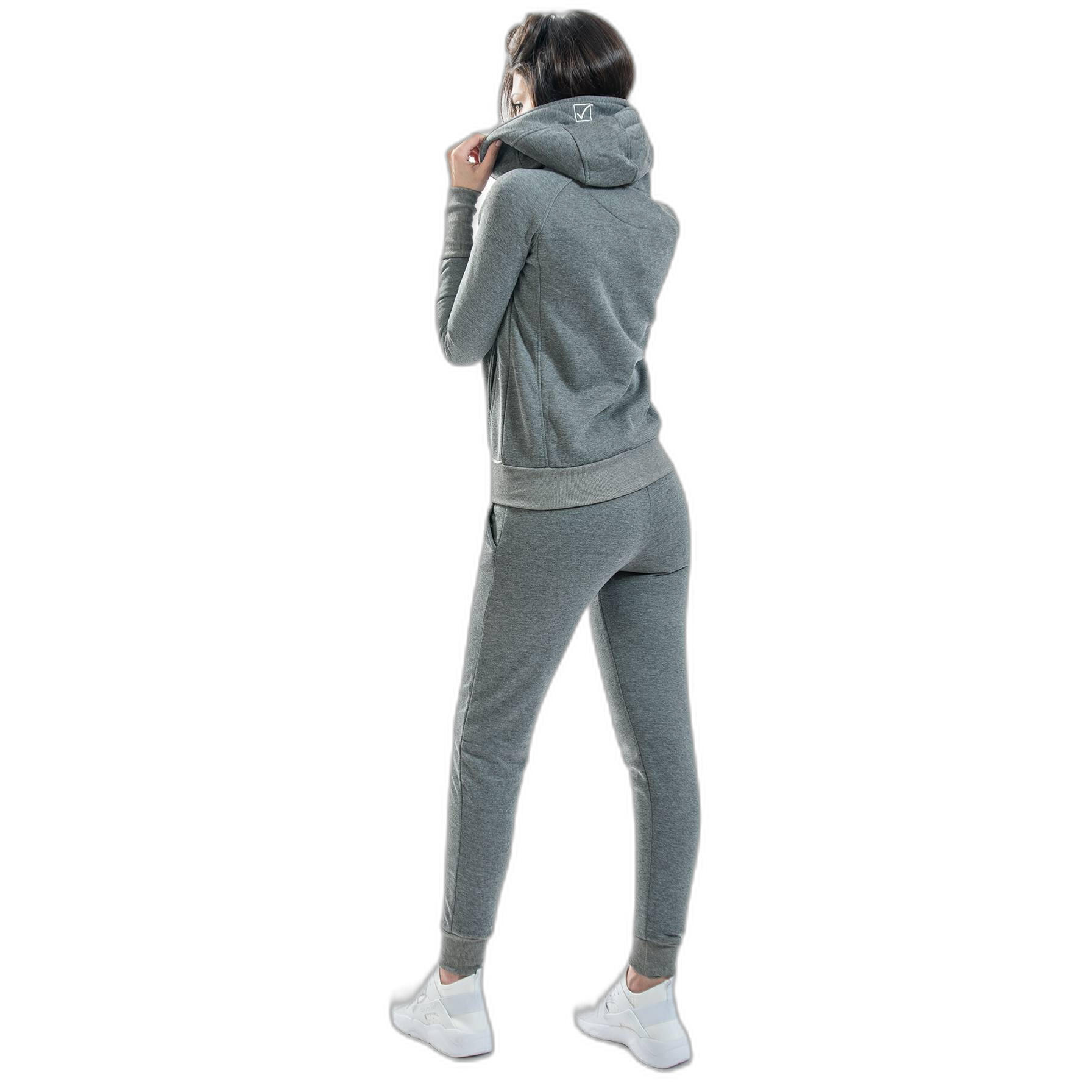 TUTA complete donna givova grigio scuro/grigio chiaro | Decathlon